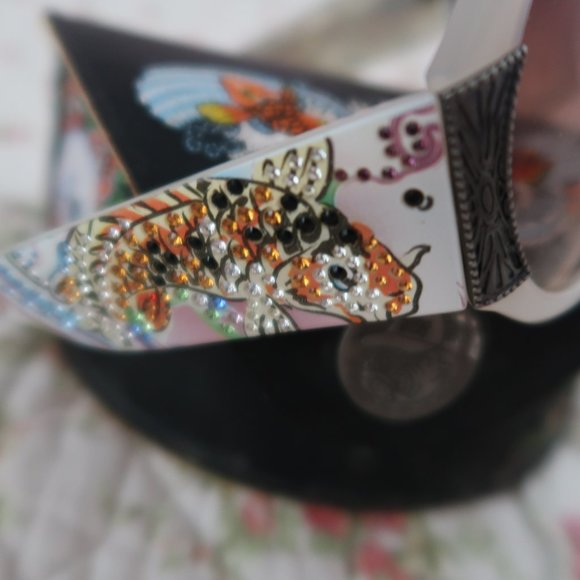 Ed Hardy | Accessories | Authentic Ed Hardy White With Koi Fish ...